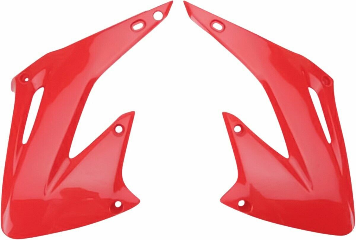UFO Red Radiator Shrouds Scoops For Honda CR 125 250 02-07 HO03689-070 ...