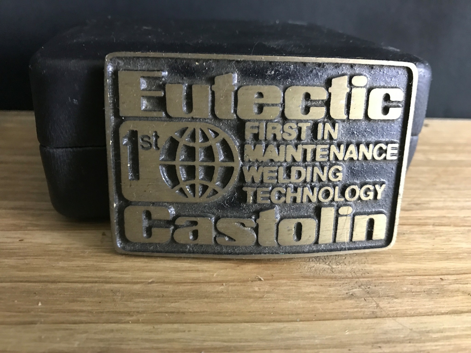 Vintage 1970s BRASS BELT BUCKLE EUTECTIC CASTOLIN MAINTENANCE WELDING TECHNOLOGY | eBay