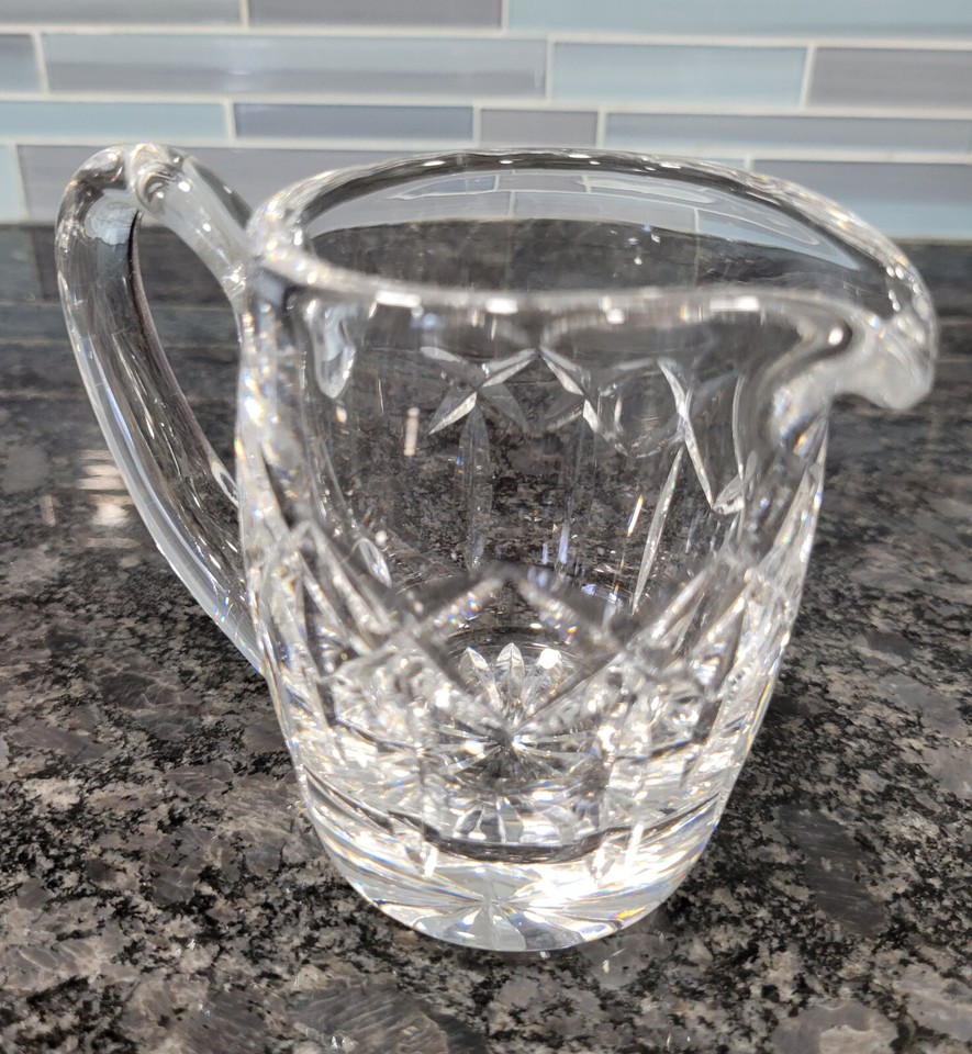 Waterford Creamer Clear Cut Crystal Kerry Pattern Small Pitcher 4 ...