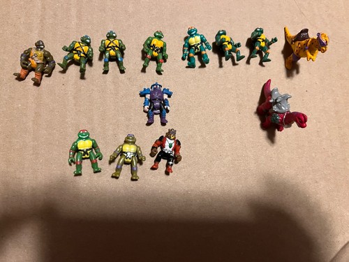 Vintage 90’s TMNT Micro Action Figures Lot of 13 Teenage Mutant Ninja ...
