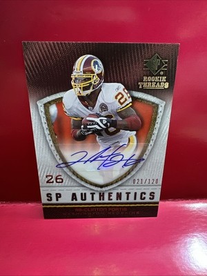2008 Sp Rookie Threads Clinton Portis Sp Authentics Auto /120 ...