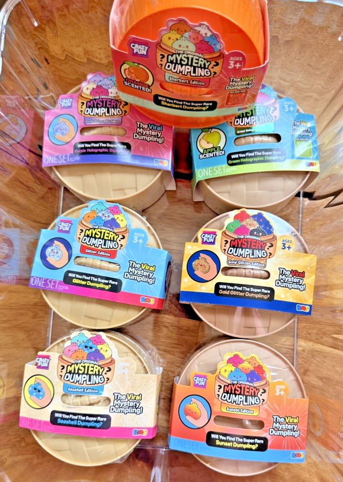 NEW Sealed RMS Mystery Dumpling Lot 7 Seashell Sunset Gold Glitter ...