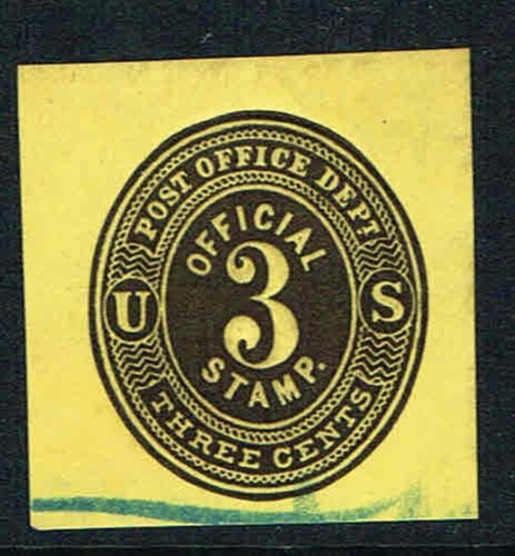 UO2 3c Official Envelope Cut Square Used ..4 | eBay