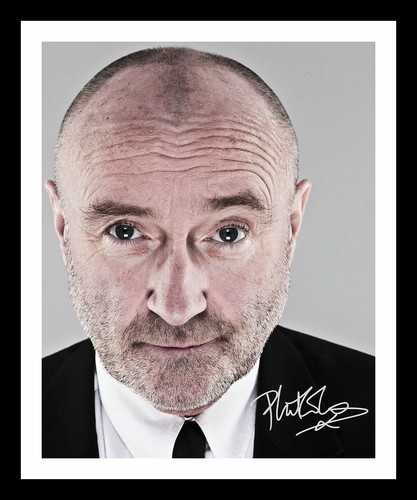 Phil Collins Autograph Signed & Framed Photo | eBay