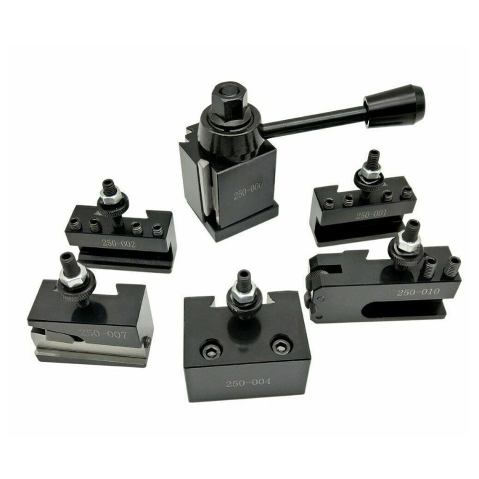 250-000 Quick Change Tools Kit steel Tool Post Holder Tool Holder for ...