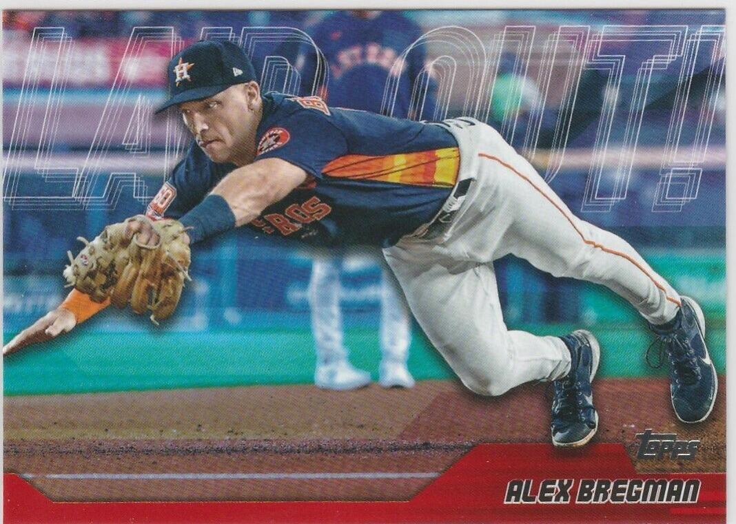 2023 Topps Update Series - Laid Out Alex Bregman #LO-15 Red /10 for ...