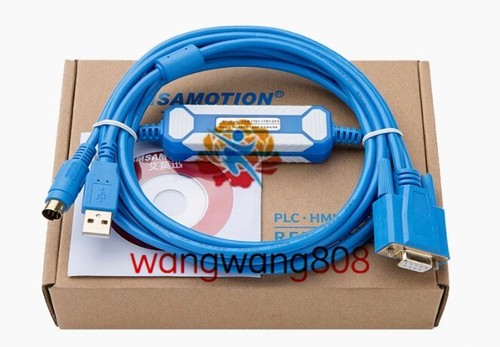 1pcs NEW AMSAMOTION PLC programming cable USB-1761-1747-CP3 for 1200/ ...
