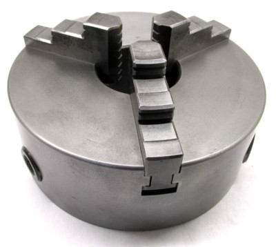 8" THREE-JAW SCROLL LATHE CHUCK w/ PLAIN BACK MOUNT | eBay