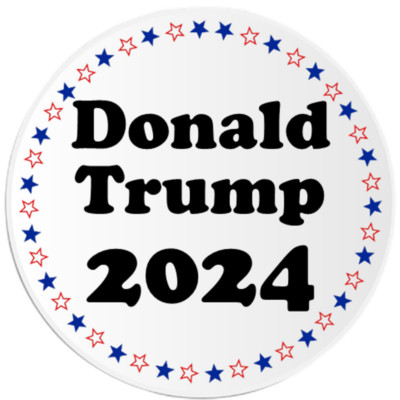 Donald Trump 2024 - 3 Pack Circle Stickers 3" x 3" - Election Vote | eBay