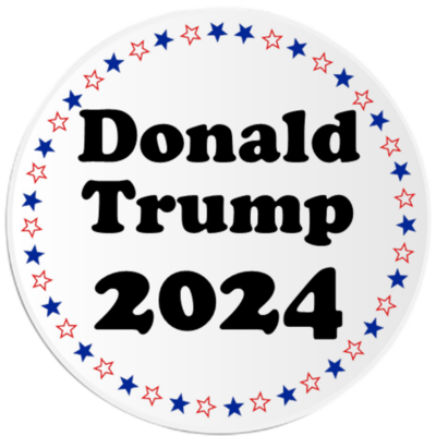 Donald Trump 2024 - 3 Pack Circle Stickers 3" x 3" - Election Vote | eBay