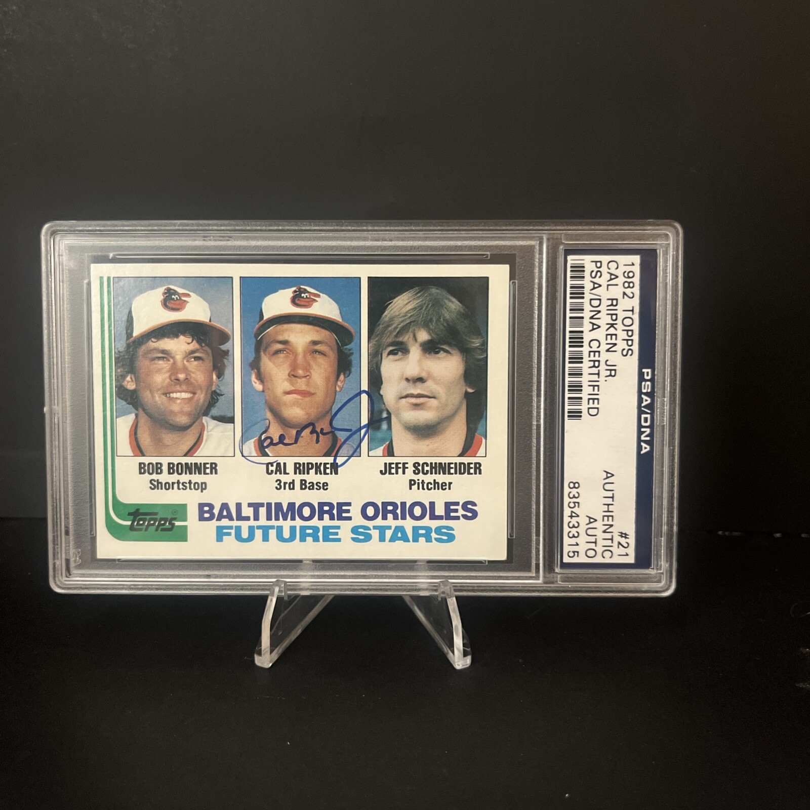 1982 TOPPS #21 CAL RIPKEN JR. RC ORIOLES HOF PSA Auth AUTO Rookie | eBay