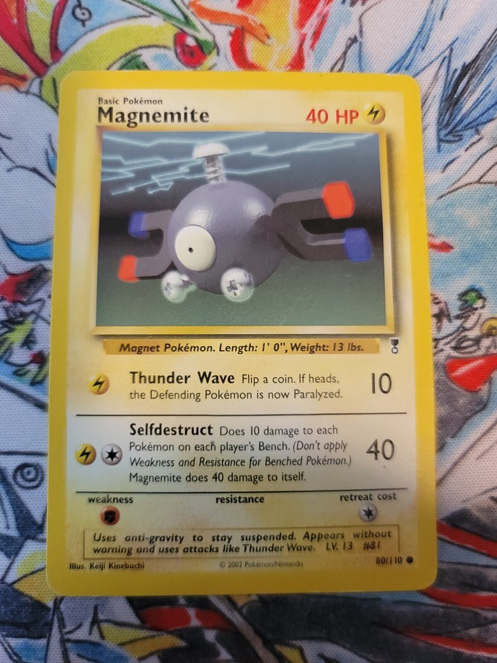 Pokemon Magnemite LEGENDARY COLLECTION Set 80/110 NM Non-Holo COMMON | eBay