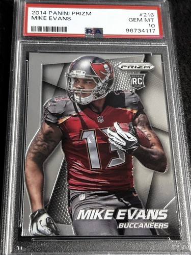 2014 Panini Prizm Mike Evans PSA 10 GEM MINT Rookie Card! | eBay