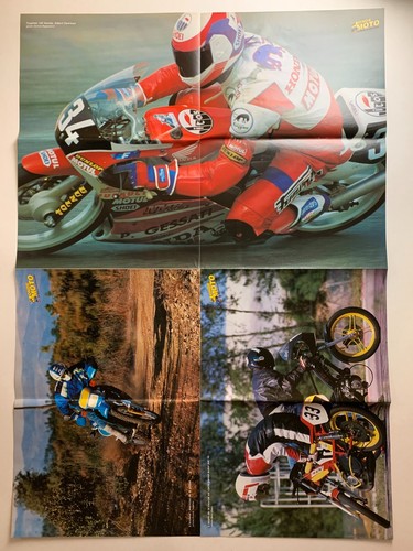 POSTER MONDE MOTO TROPHEE 125 HONDA CAMISSO - ENDURO - CROSS - POCKET ...
