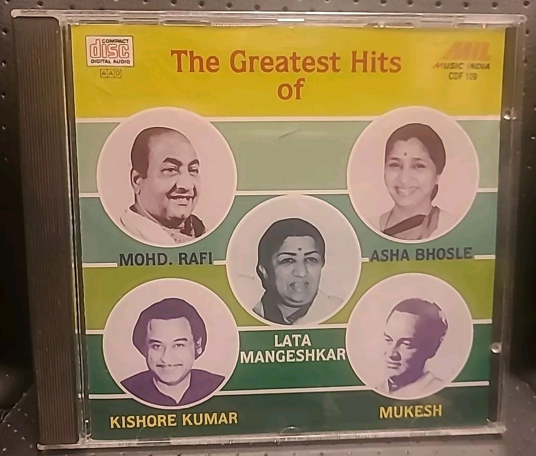 CD Greatest Hits Of Mohd Rafi Asha Bhosle Mukesh Kishore Kumar Lata ...