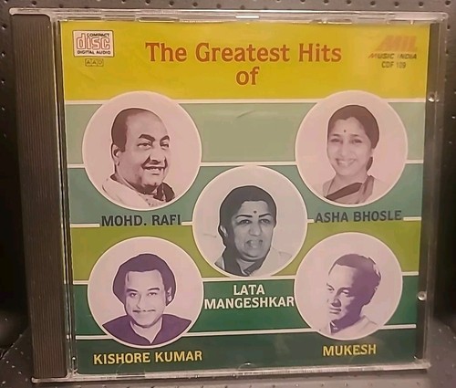 CD Greatest Hits Of Mohd Rafi Asha Bhosle Mukesh Kishore Kumar Lata ...
