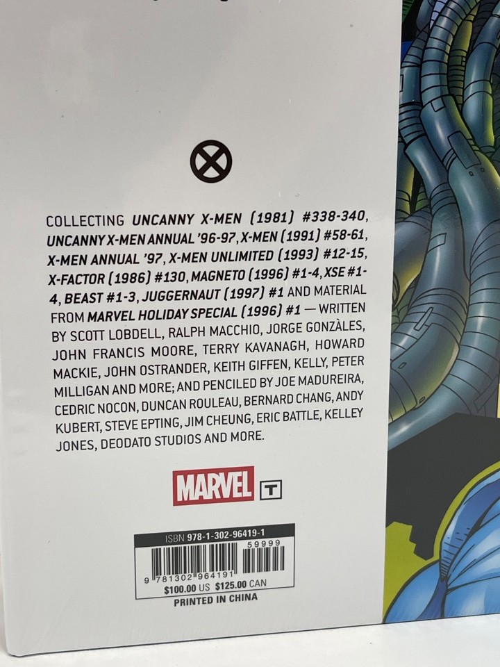 X-Men Onslaught Aftermath Omnibus ADAM KUBERT REGULAR COVER Marvel HC ...