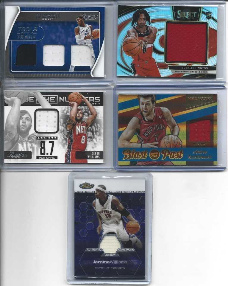 *13 BASKETBALL AUTOS GAME USED JERSEYS RELICS PATCHES CARD LOT* | eBay
