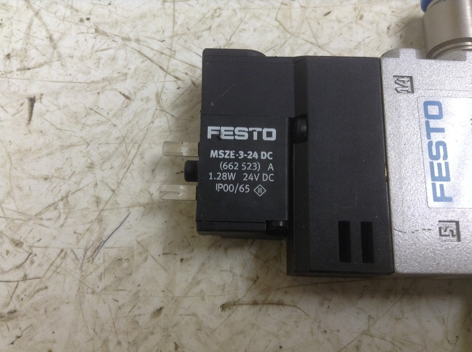 Festo CPE14-M1BH-5L-QS-6 Pneumatic Valve 24 VDC MSZE-3-24DC | eBay