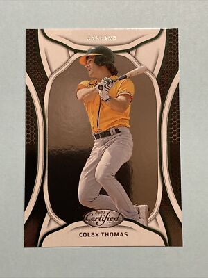 Colby Thomas 2023 Panini Chronicles Certified Baseball #4 Oakland ...
