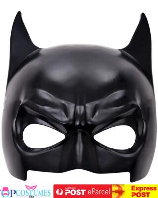 Black Bat Face Batman Mask Marvel Superhero Costume Comic Con Accessory ...