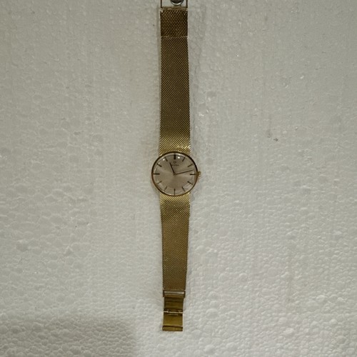 14k Yellow Gold Vintage Hand Made Omega Self Winding Watch 42 Gr 28mm ...