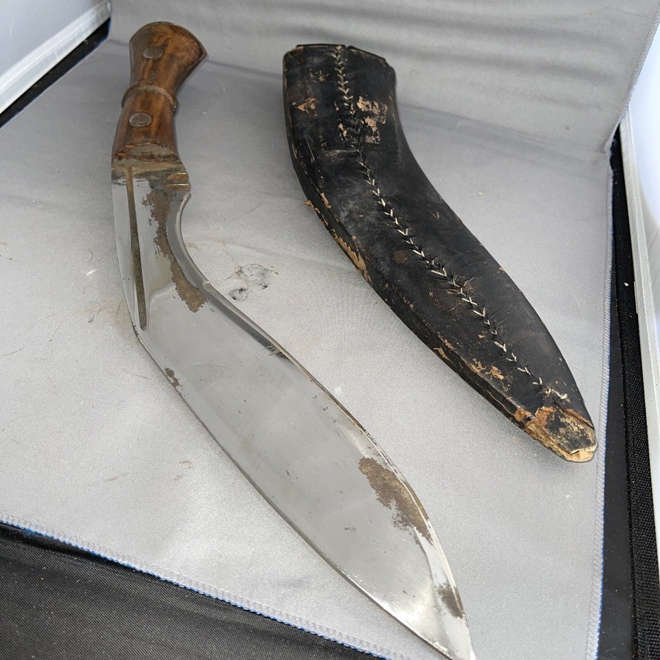 Beautiful Detail Vintage Kukri Fighting Knife Full Tang | eBay