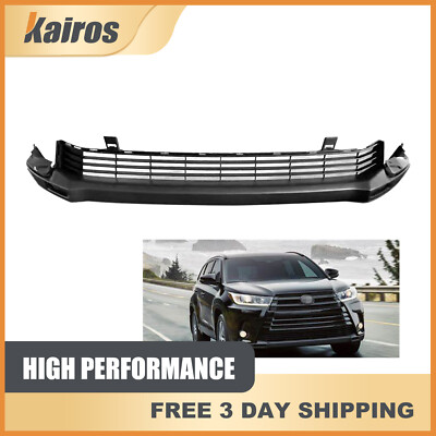 Front Bumper Cover Lower Grille 521290E030 TO1015111 For 17-19 Toyota ...