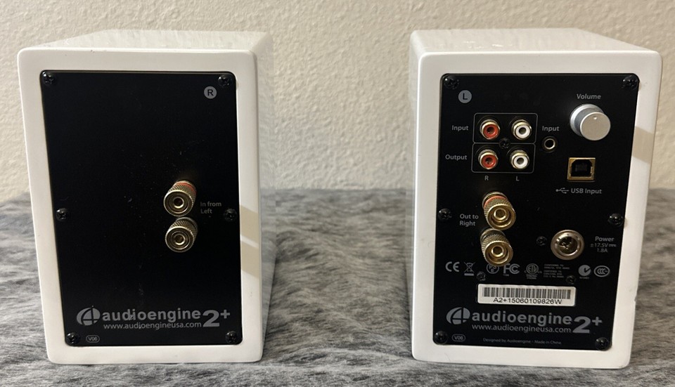 Audioengine A2+ White Wired Desktop Speakers A2 Plus (A2+W) | eBay