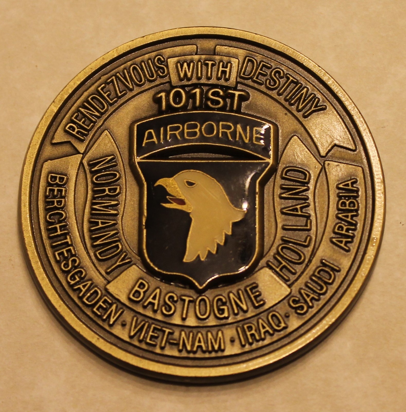 101st Airborne Division 159th Aviation Brigade Army Challenge Coin | eBay