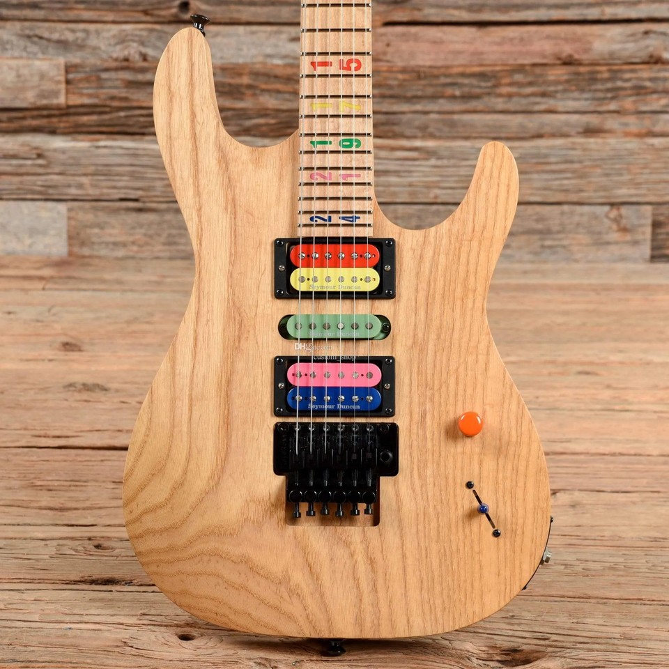 Custom Shop Carvin Jason Becker JB24 Numbers Natural Electric Guitar ...