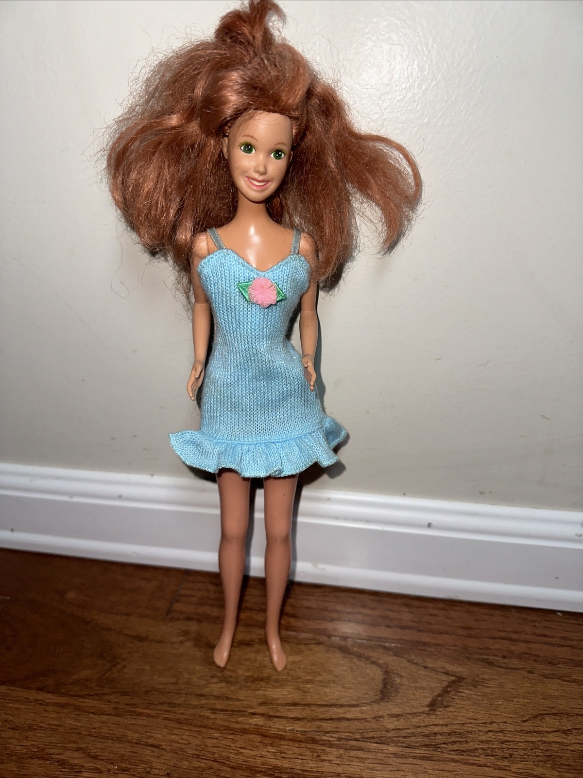 VTG 11.5" CHELSIE Doll RED HAIR PURPLE OUTFIT MATTEL 1975 Body 1979 ...