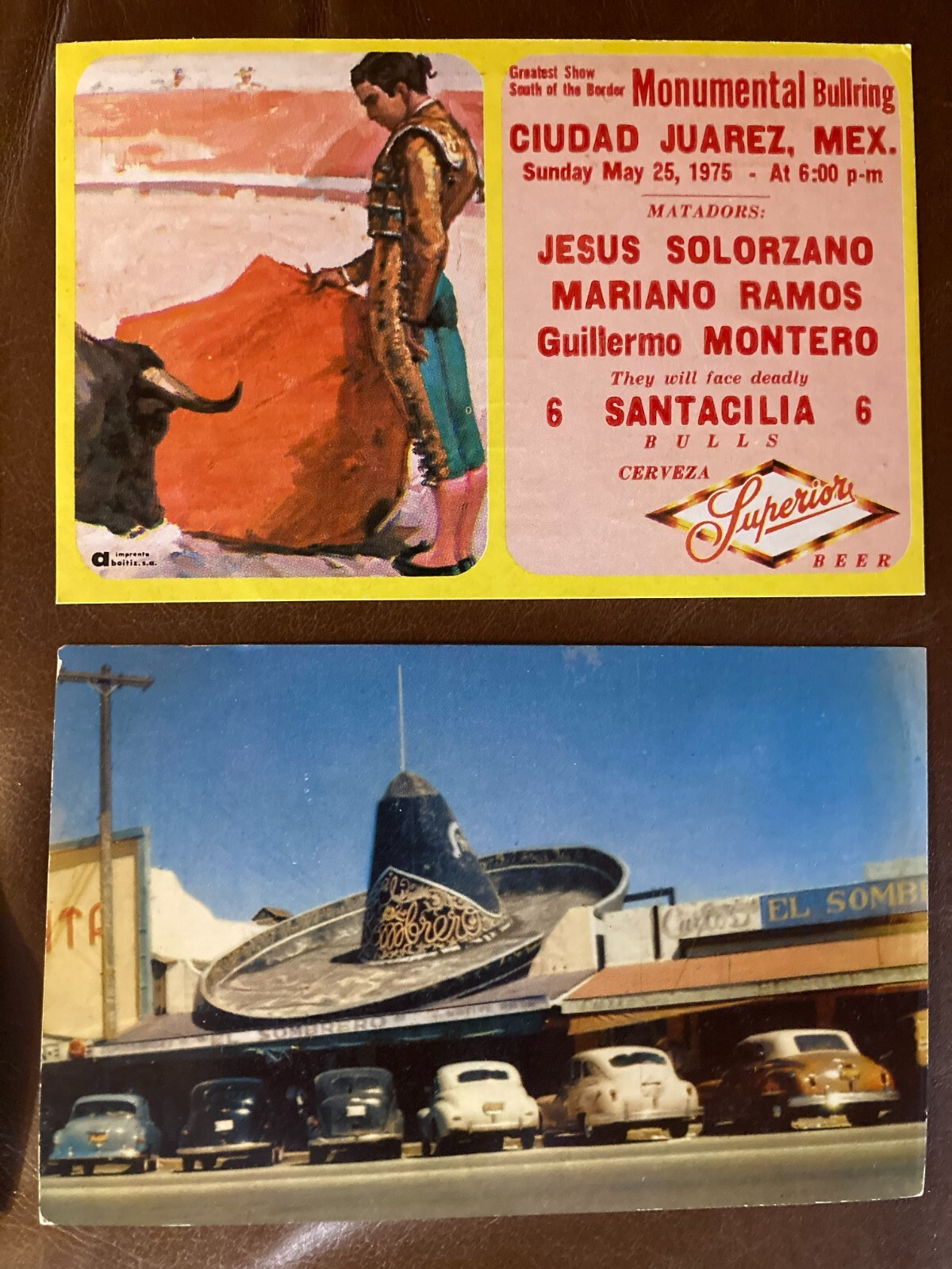 Vintage Monumental Bullring Ciudad Juarez Mexico Unused Postcards (Lot ...