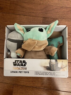 Disney Star Wars the Mandalorian 3 Pack Dog Toys | eBay