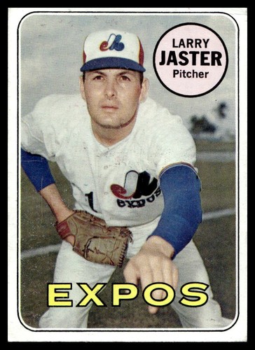1969 Topps #496 Larry Jaster Montreal Expos VG-VGEX | eBay