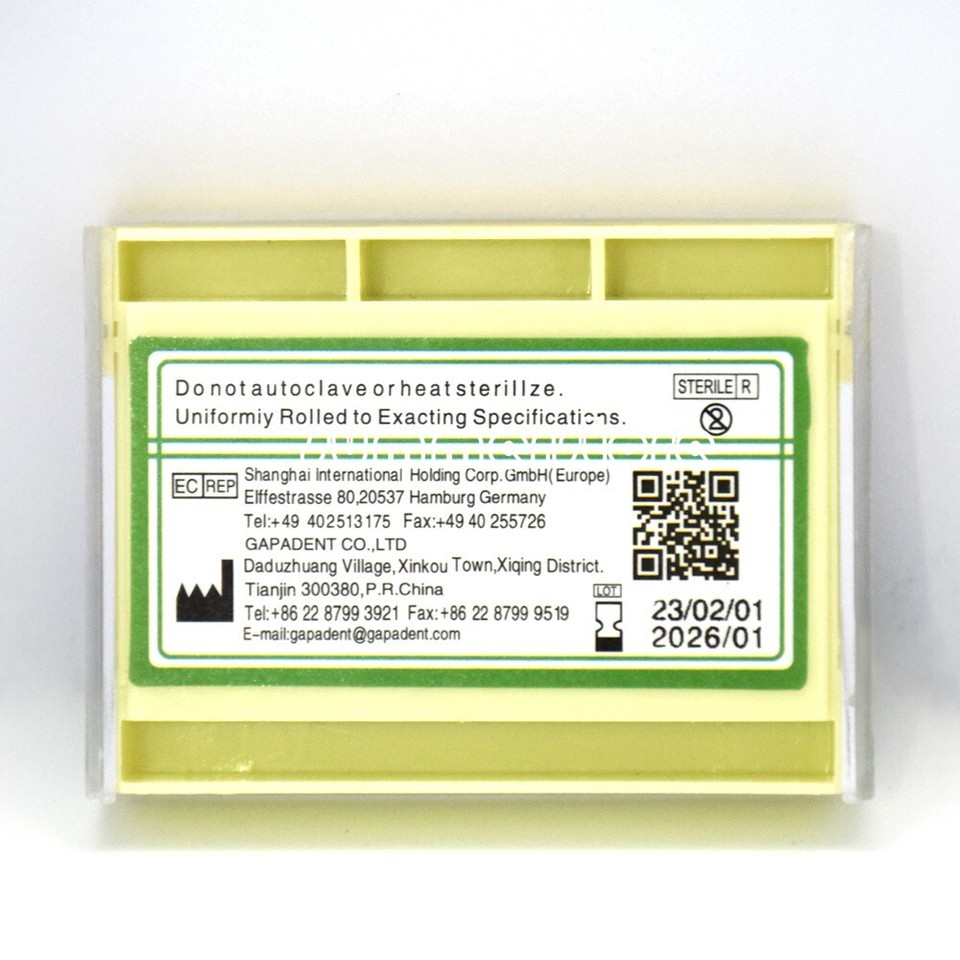 100 Points Dental Absorbent Paper Point Root Canal Obturating Point F1 ...