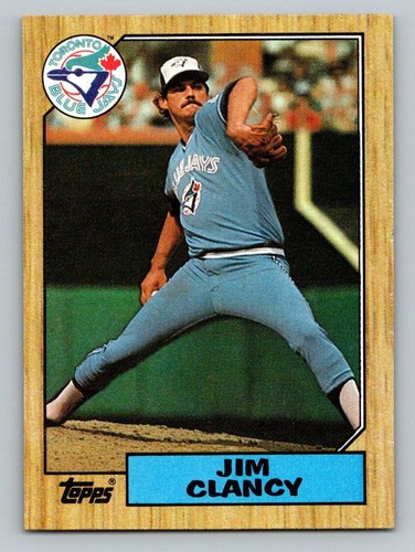 1987 Topps #122 Jim Clancy Toronto Blue Jays | eBay