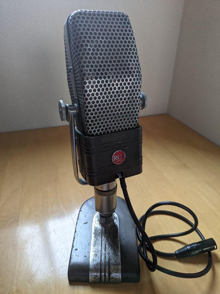 Rca 44 Bx Ribbon Microphone 40 Collector'S Item With Stand | eBay