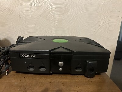 Original Microsoft Xbox Console with All Cords and 4 Games 805529811843 ...