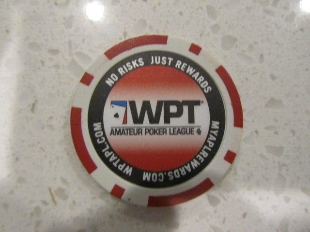 $500 WPT World Poker Tour Casino Chip Red + FREE Las Vegas Poker Chip ...