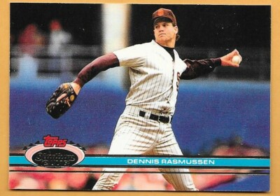 DENNIS RASMUSSEN SAN DEIGO PADRES #169 - TOPPS STADIUM CLUB NM-MT 1991 ...