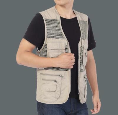 Vests - Khaki Beige