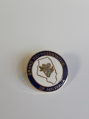 Grand Representative of Australia Badge Pin Order of Eastern Star ...
