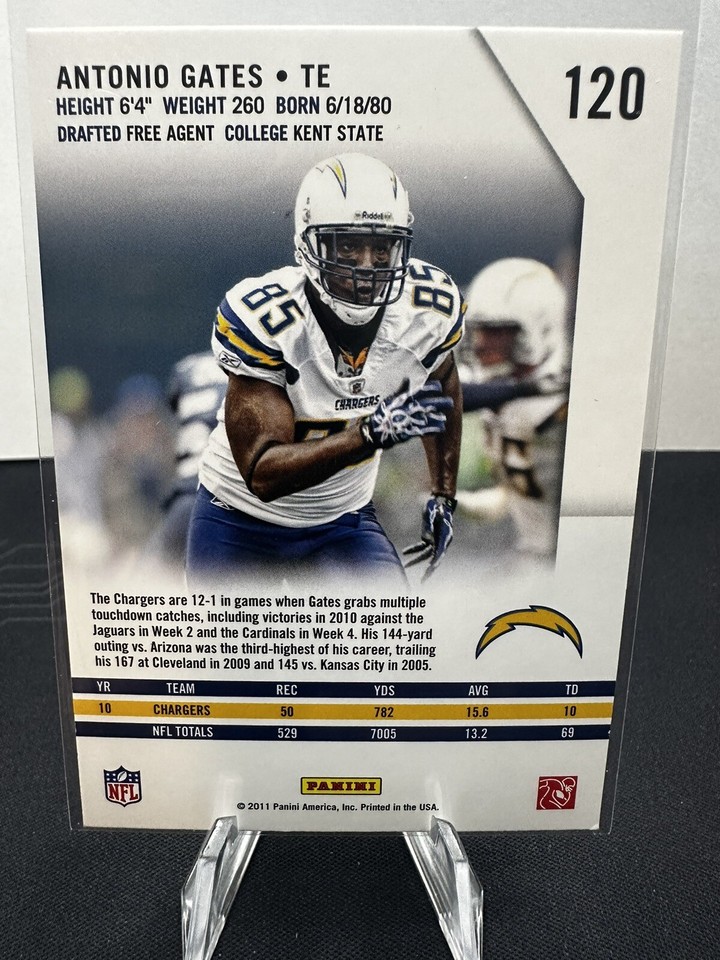 💥2011 Panini Rookies & Stars 120 Antonio Gates San Diego Chargers | eBay