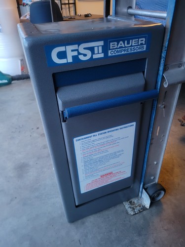 BAUER Fill Station CFS-2II Single Cylinder Bottle Scuba Fire Paintball ...