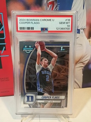 2024 Bowman Chrome U Cooper Flagg Bowman 1st PSA 10! | eBay