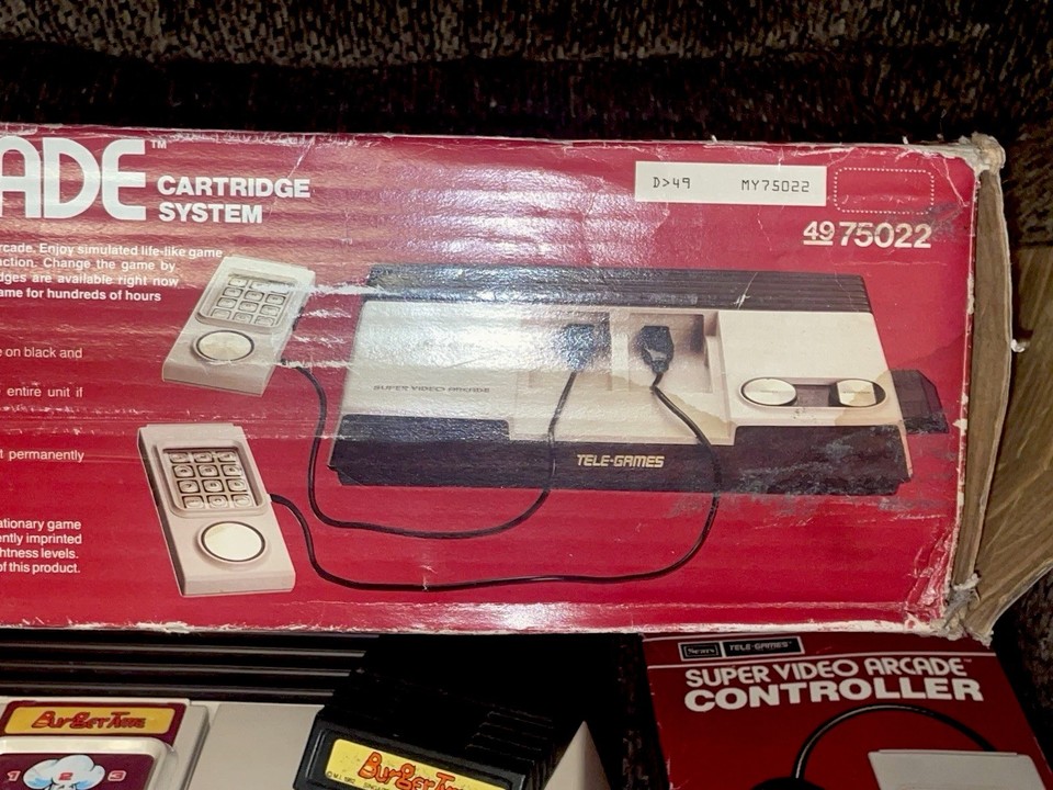 Intellivision Sears Tele-Games Center Super Video Arcade Game In Box W ...