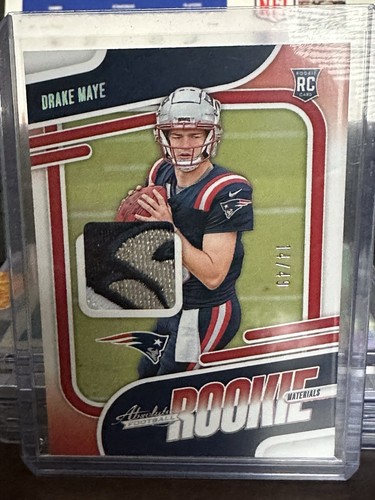 2024 Panini Absolute - Absolute Rookie Materials #ARM-DME Drake Maye ...