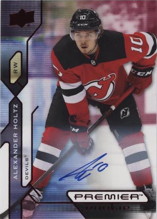2021-22 Upper Deck Premier - Rookies Alexander Holtz #150 Autographs ...