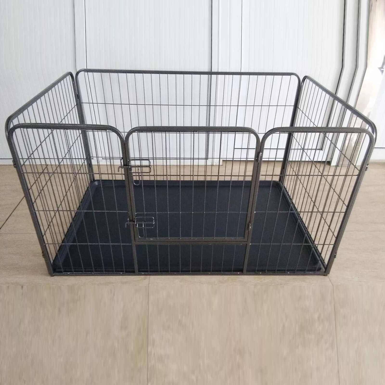 Easipet Heavy Duty Dog Pen - Black/Grey for sale online | eBay